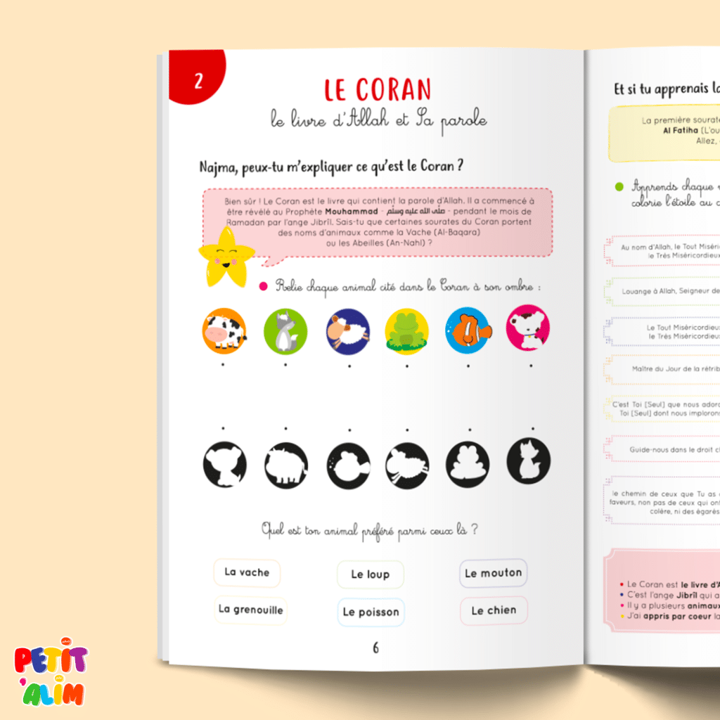 Mon cahier d’activités du Ramadan (4-6 ans) - Petit 'Alim